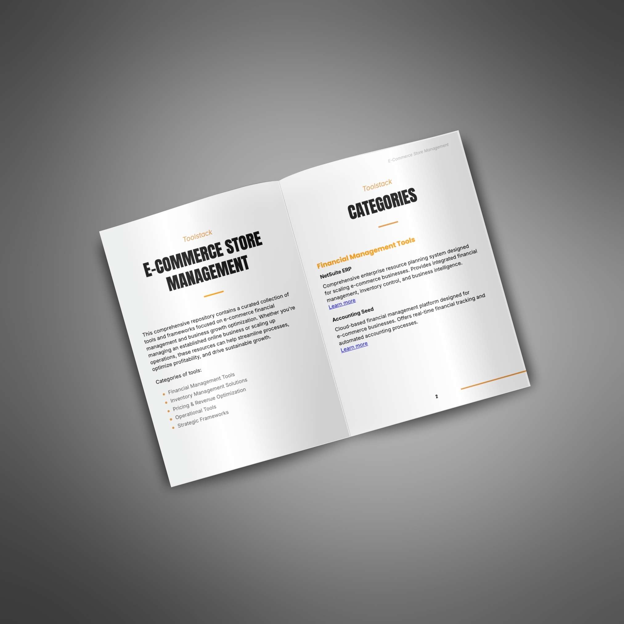 E-Commerce Store Management | Entrepedia